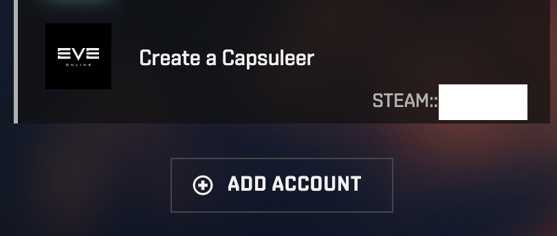 Creating an EVE Account via Steam – EVE Online