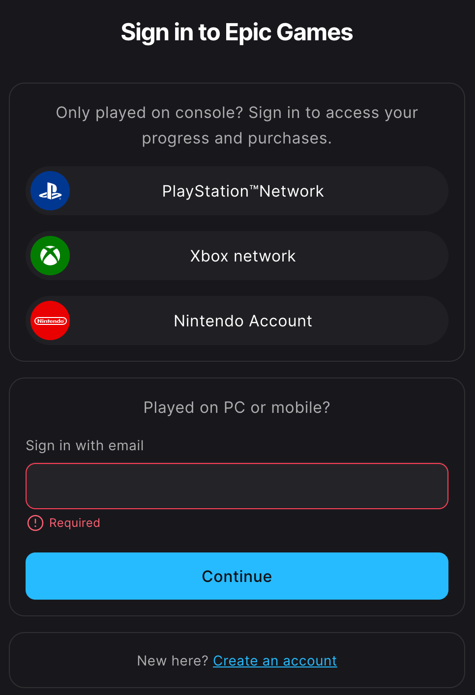Cannot Log In with EPIC After Account Changes – EVE Online