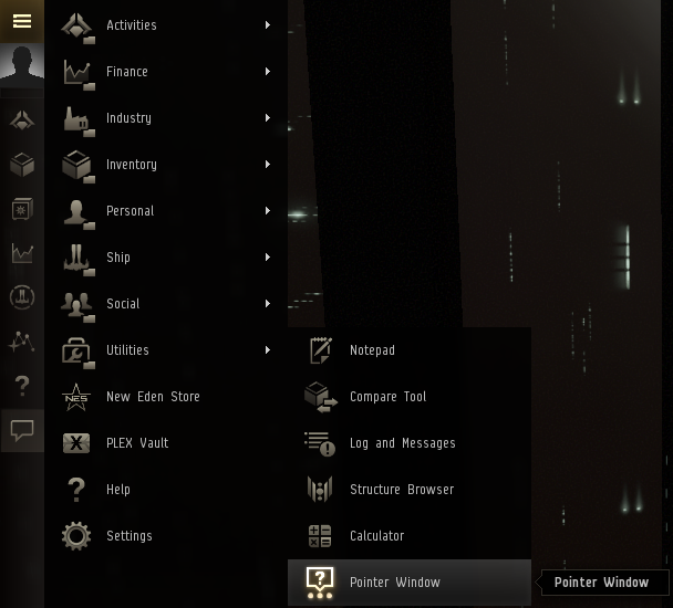 Pointer Window – EVE Online