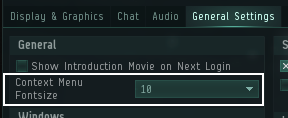 User Interface (UI) Scaling / Text Font Size Increase – EVE Online
